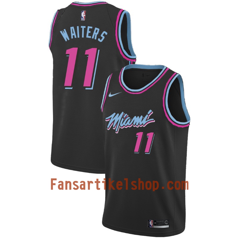 Miami Heat Trikot Dion Waiters 11 2018-19 Nike City Edition Schwarz ...