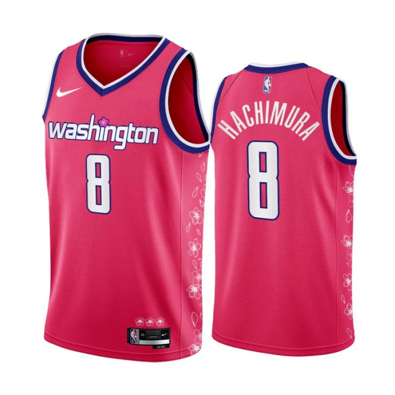 Washington Wizards Trikot Rui Hachimura 8 2022-23 City Edition rosa ...